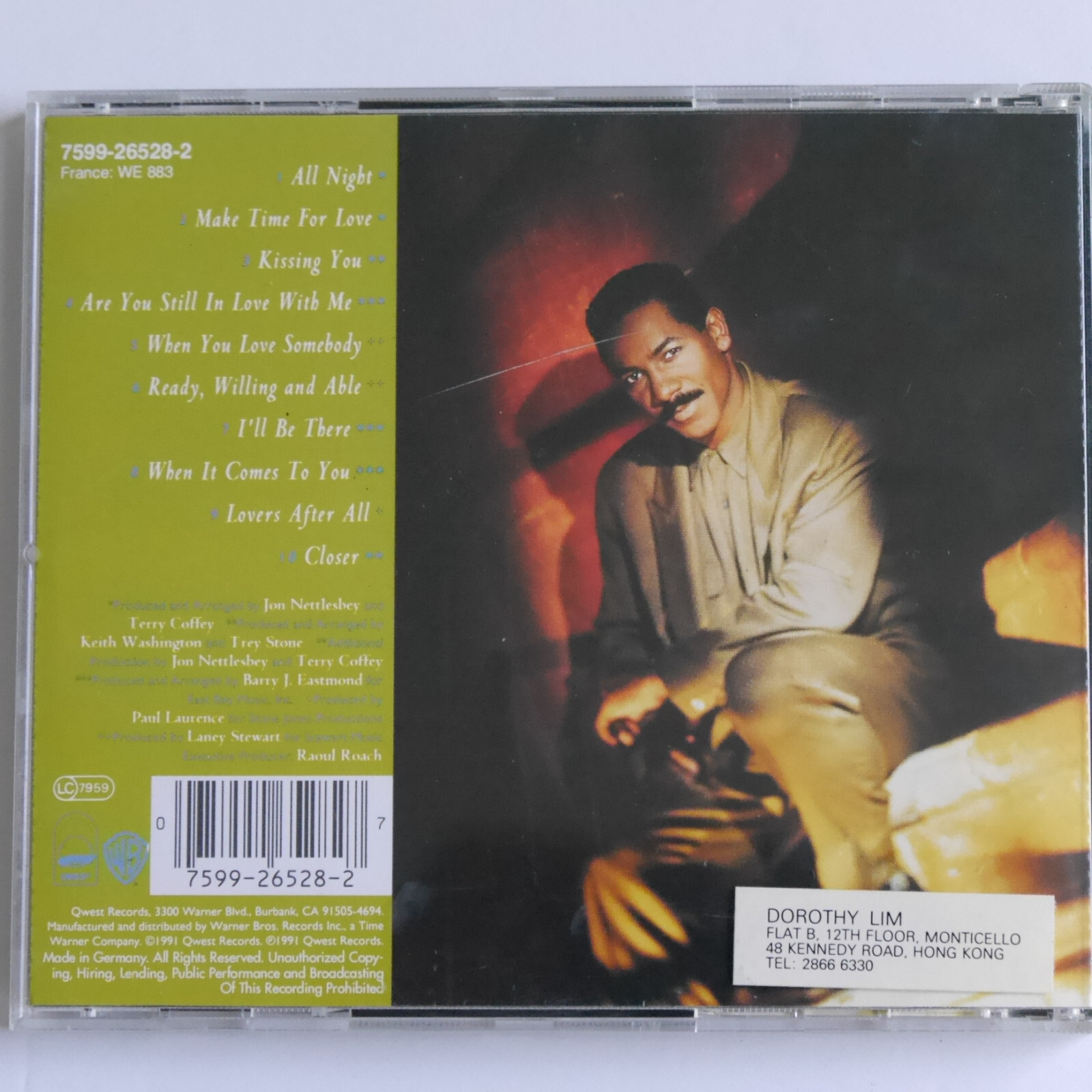 Make Time for Love by Keith Washington (CD, 1991) for sale online | eBay