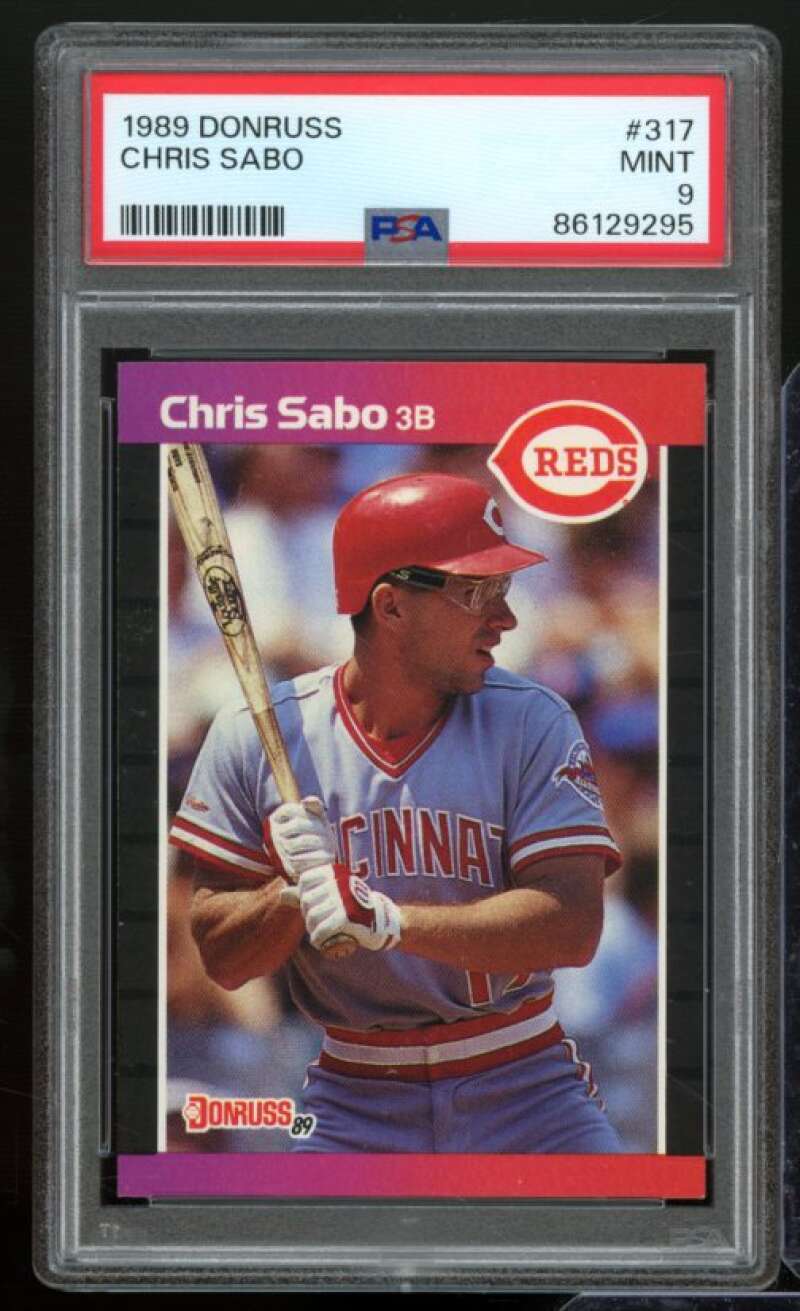 Chris Sabo Card 1989 Donruss #317 PSA 9 | eBay
