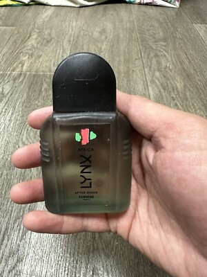 RARE VINTAGE LYNX AFRICA AFTERSHAVE 50ml. FULL, NEVER USED | eBay UK