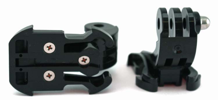 2x GENUINE GoPro Vertical Surface J-Hook Buckle mounts for all GoPro ...