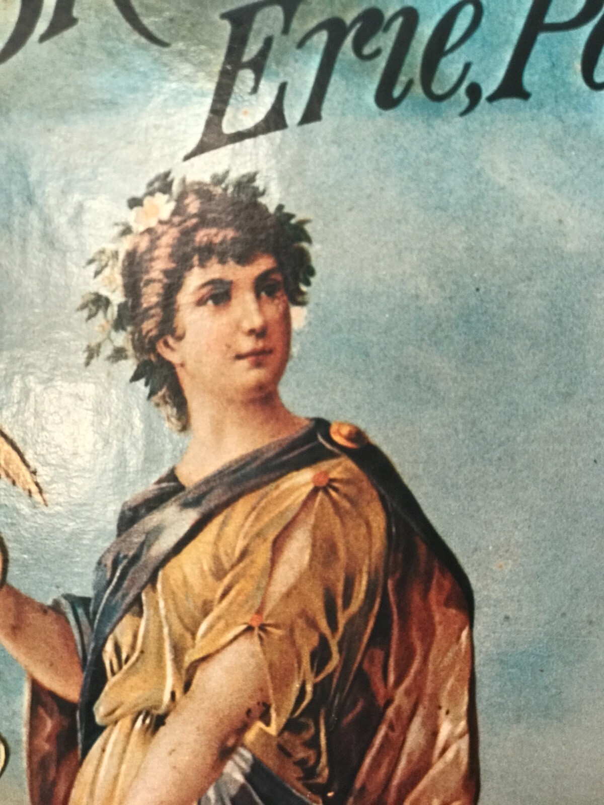 Jackson Koehler Brewery Cardboard Retail Counter Ad Sign Vintage Erie ...