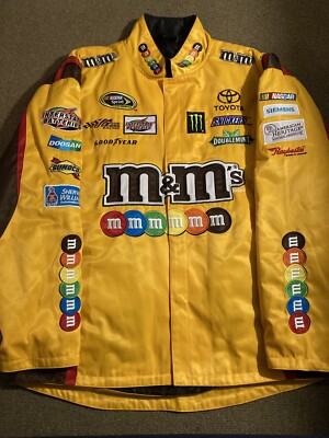NASCAR CHASE AUTHENTICS KYLE BUSCH 2013 M&M’s JACKET MEN’S X-LARGE+CAP ...