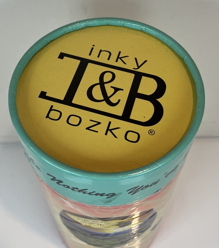 Inky & Bozko ReverzArt Wine Glass Life Is Too Short To Drink Bad Wine ...