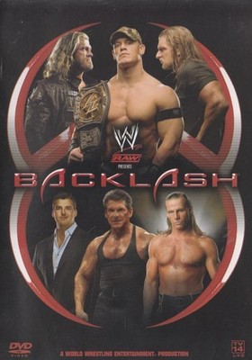 WWE Backlash 2006 DVD VIDEO EVENT wrestling John Cena Triple H Edge ...