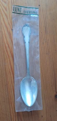 LUNT STERLING SILVER MODERN VICTORIAN TEASPOON | eBay