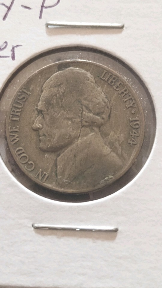1944 P-D-S Jefferson Nickel Set 35% Silver War Nickels, Nice Condition ...