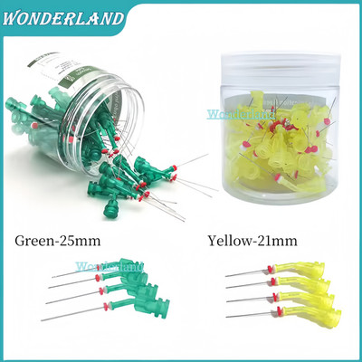 Dental Endo Irrigation Needle Syringe Tip Elbow Root Canal Syringe Tips ...