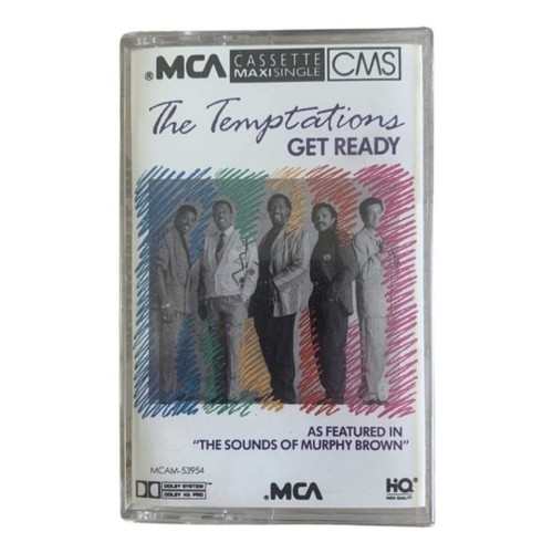 Temptations ‎Get Ready MCA 1990 Maxi-Single Cassette Tape VG+ MCAM-5394 ...