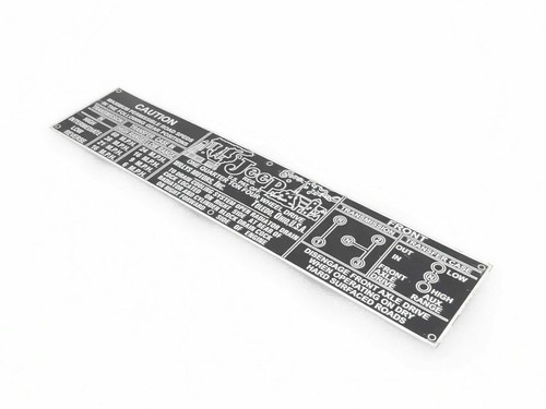 Dash Data Plate Fits Willys jeep CJ2A CJ3A CJ3B | eBay