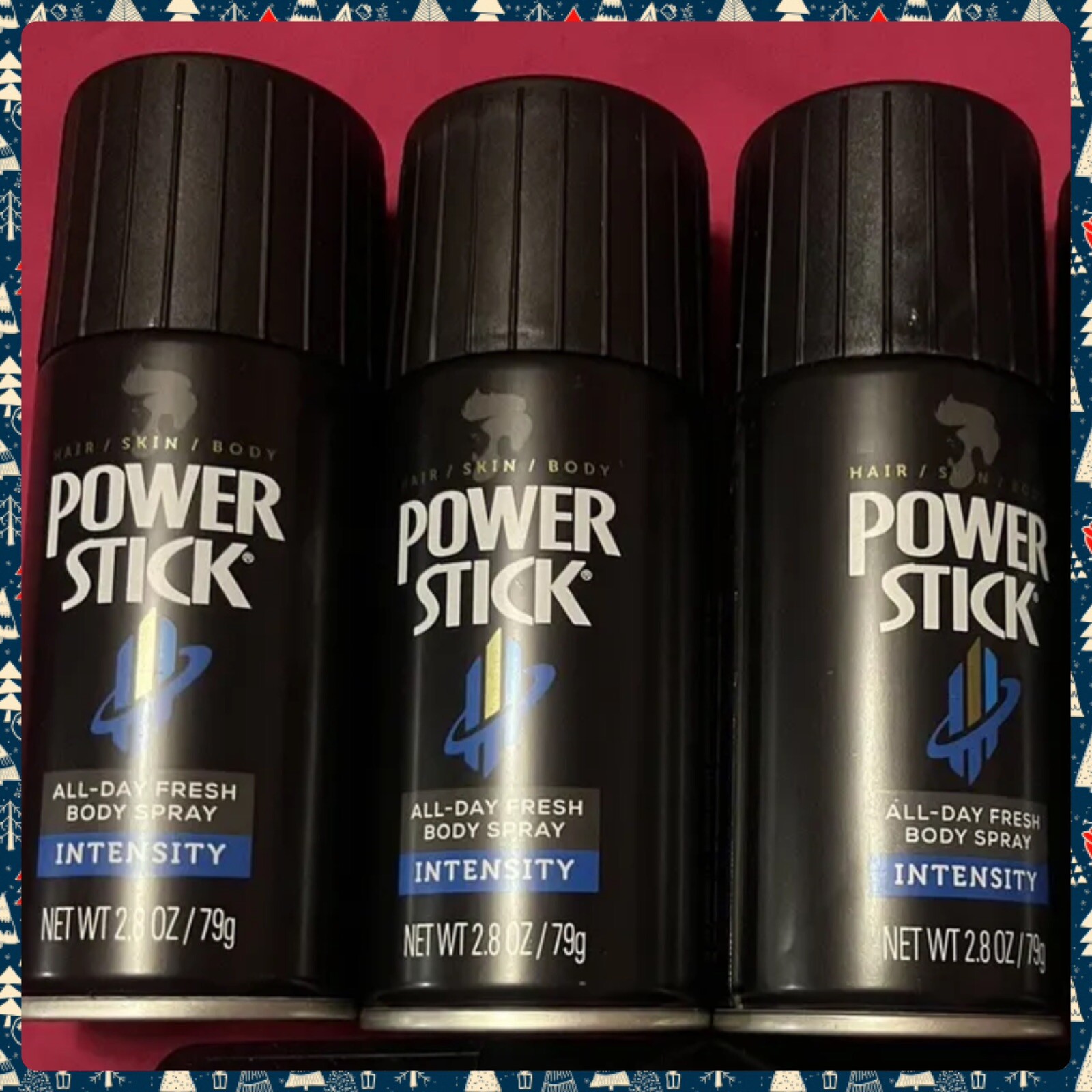 LOT OF 3 Power Stick "Intensity" Deodorant Body Spray 2.8 OZ - BRAND ...