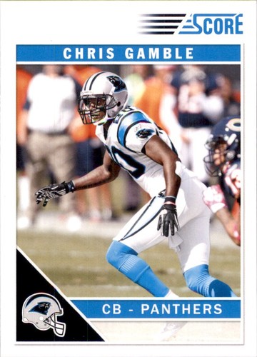 2011 Panini Score CHRIS GAMBLE Carolina Panthers #39 | eBay
