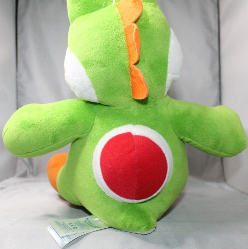 Nintendo Super Mario Bros 2017 Build-A-Bear 16" Green Yoshi Plush ...