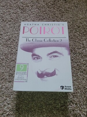 AGATHA CHRISTIE'S POIROT-The Classic Collection SET 2-2007-10-DISC BOX ...