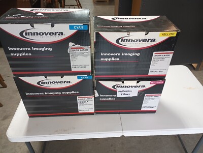 4-Pack innovera Compatible for Dell 3130C -E251A- D3130Y-D3130M ...