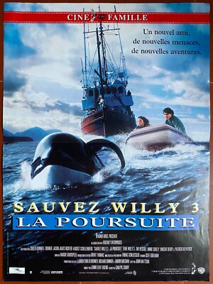 Save Willy 3 The Pursuit Sam Pillsbury 40x60cm | eBay