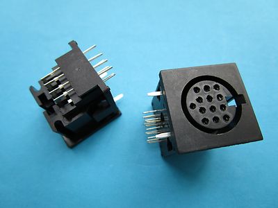 5 pcs DIN Jack 13 pin Circular Female PCB Mount Connector New | eBay