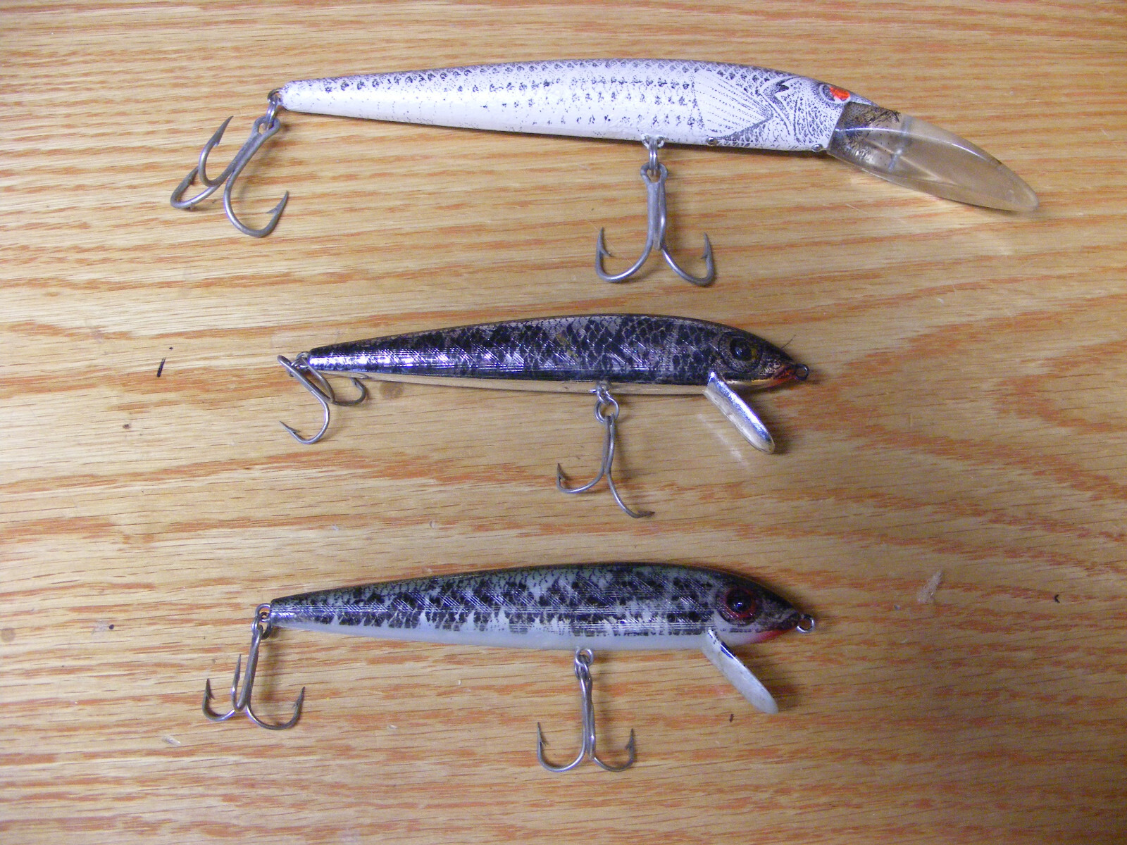 Beautiful Vintage Set of 3 Rapala Rebel Type Fishing Lures | eBay