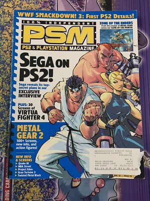 PSM Playstation Magazine 45 May 2001 Vol 5 Street Fighter Metal Gear ...