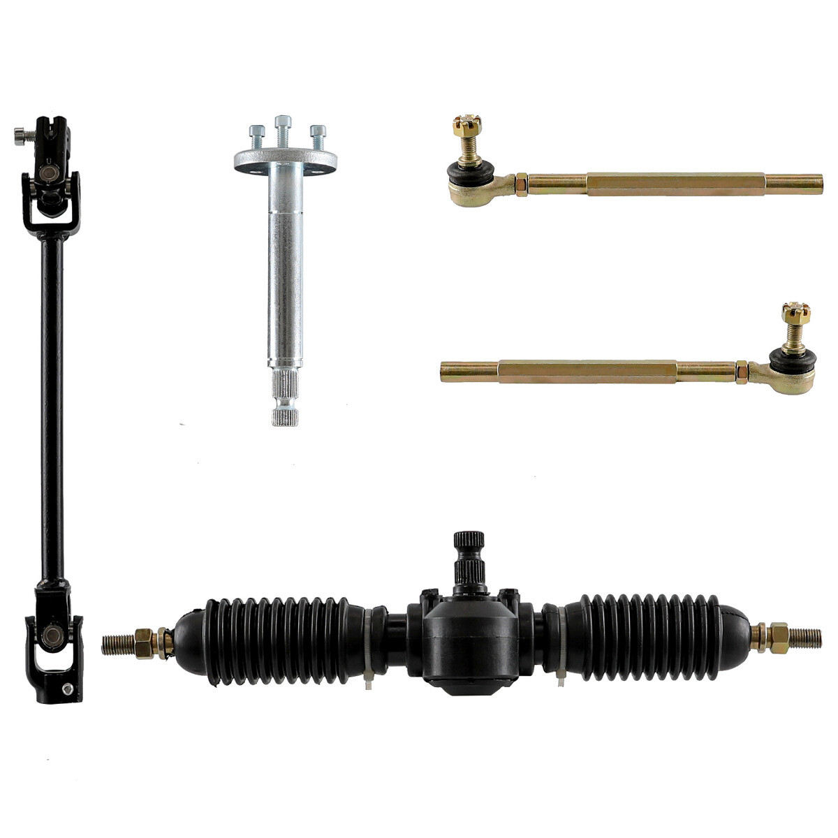 Atv Steering Systems Universal ATV Steering Column - Fits Most 110cc 4 ...