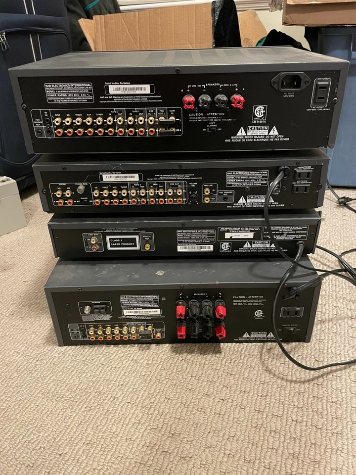 Complete NAD Stereo System C352, C162, C521BEE, C720BEE | eBay