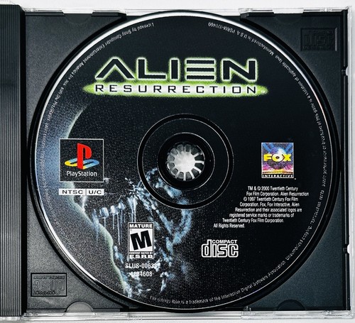 Alien Resurrection PS1 PS2 (Sony PlayStation 1, 2000) DISC ONLY! FREE ...
