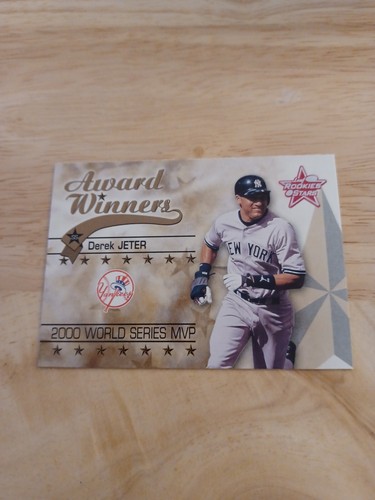 2002 Leaf Rookies Stars Award Winners #288 Derek Jeter 2000 World ...
