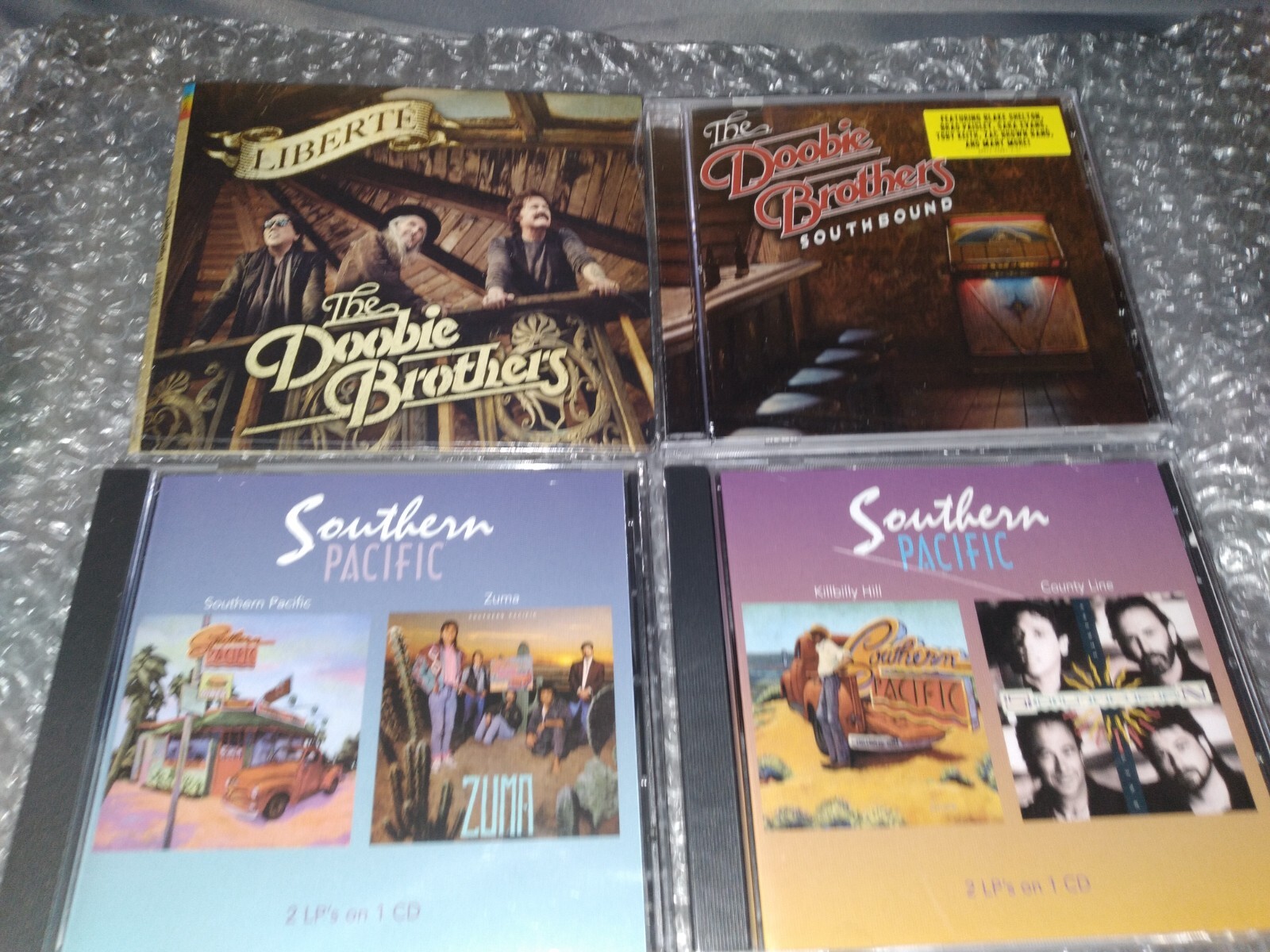 Southern Pacific 2 Wounded Bird CDs Doobie Brothers Southbound NEW ...