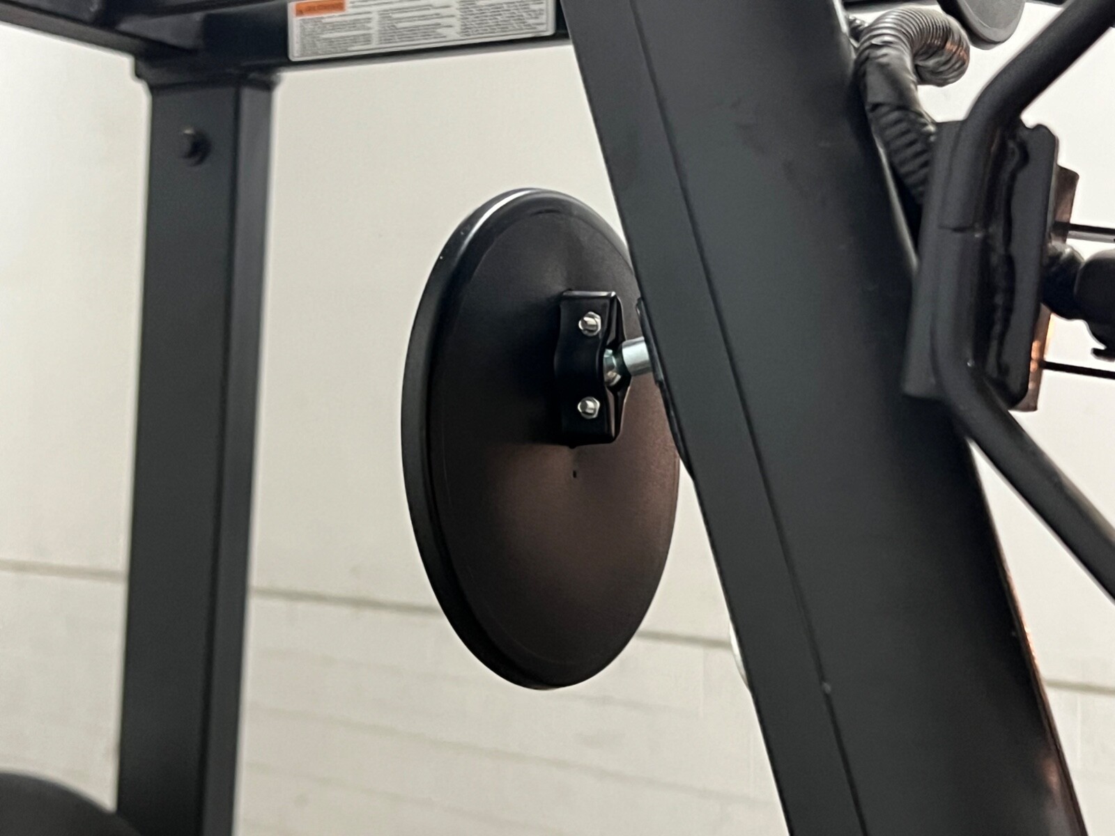 Universal Rear or Side View Mirror, 6" Round Spot, for Forklifts w ...