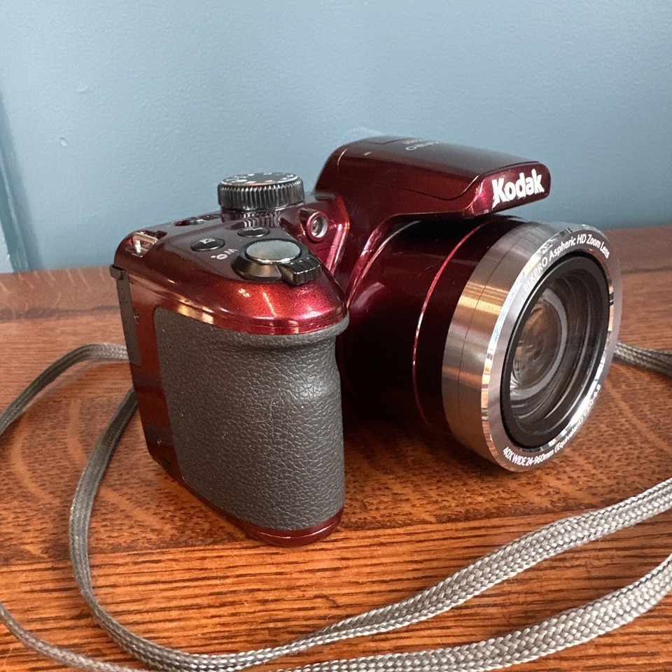 KODAK PIXPRO AZ401 - Bridge RED Digital Camera - 16MP 40X Optical Zoom ...