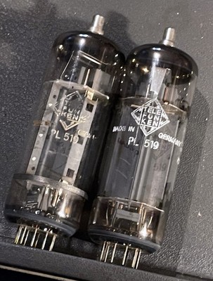Telefunken PL519 40KG6A power tubes PAIR like PL509 | eBay