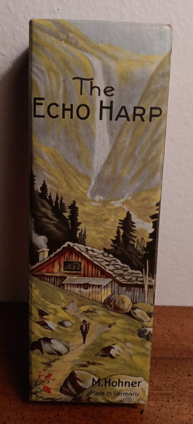 Hohner The Echo Harp - 56/96 CG Echo Harp Double Sided Harmonica Steel ...