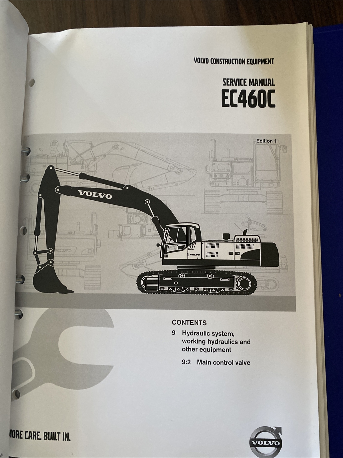 VOLVO EC460C EXCAVATOR SERVICE WORKSHOP REPAIR MANUAL BOOK EDITION 1 | eBay