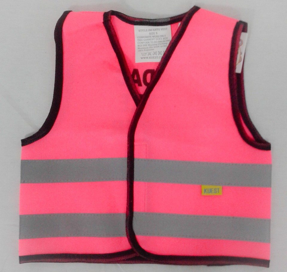 Kids Hi Viz Infant Baby Safety Vest | Top Hi Vis Visibilty Baby ...