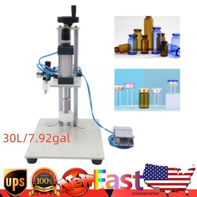 Capping Machine Pneumatic Bottle Capper Plastic / Metal Caps Bottle ...