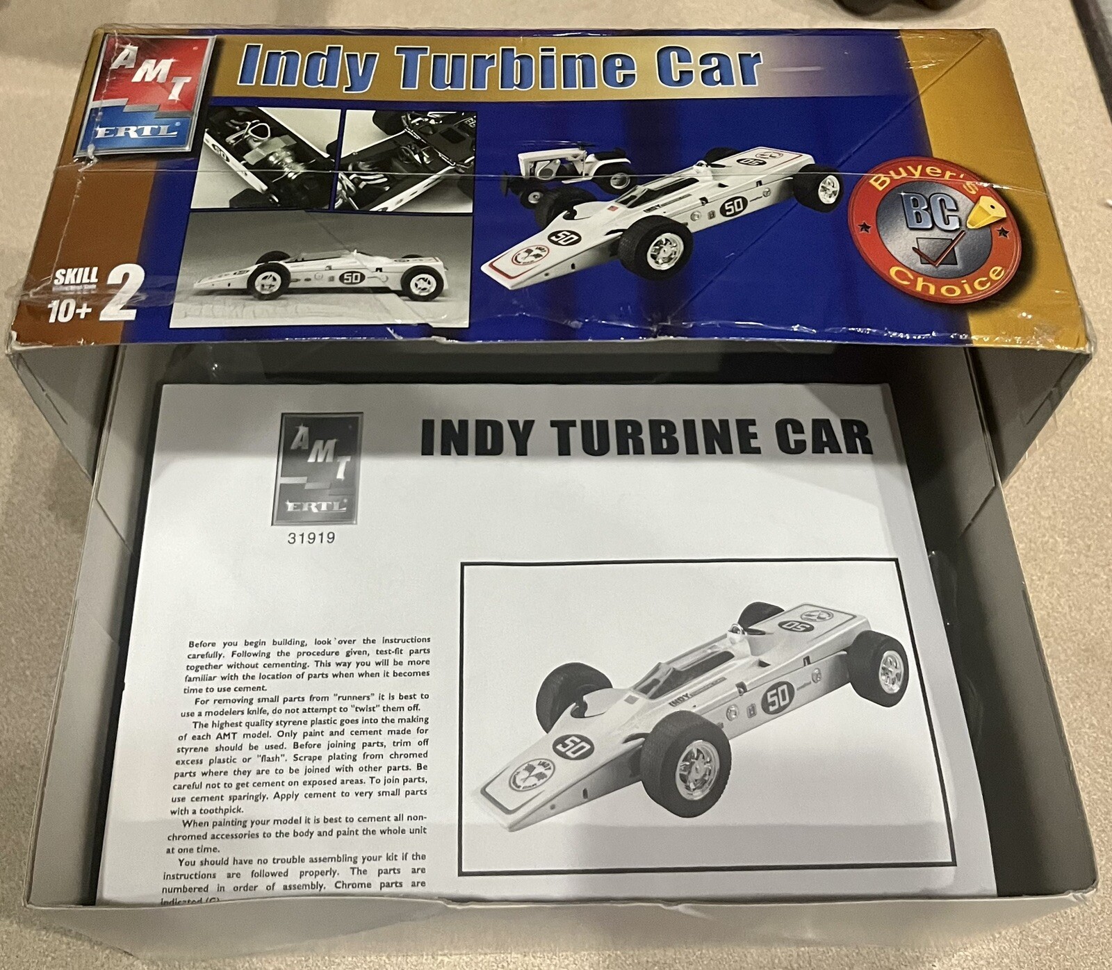 🏁 AMT MPC Indy Turbine Car Model Car Kit 1/25 🏁 | eBay