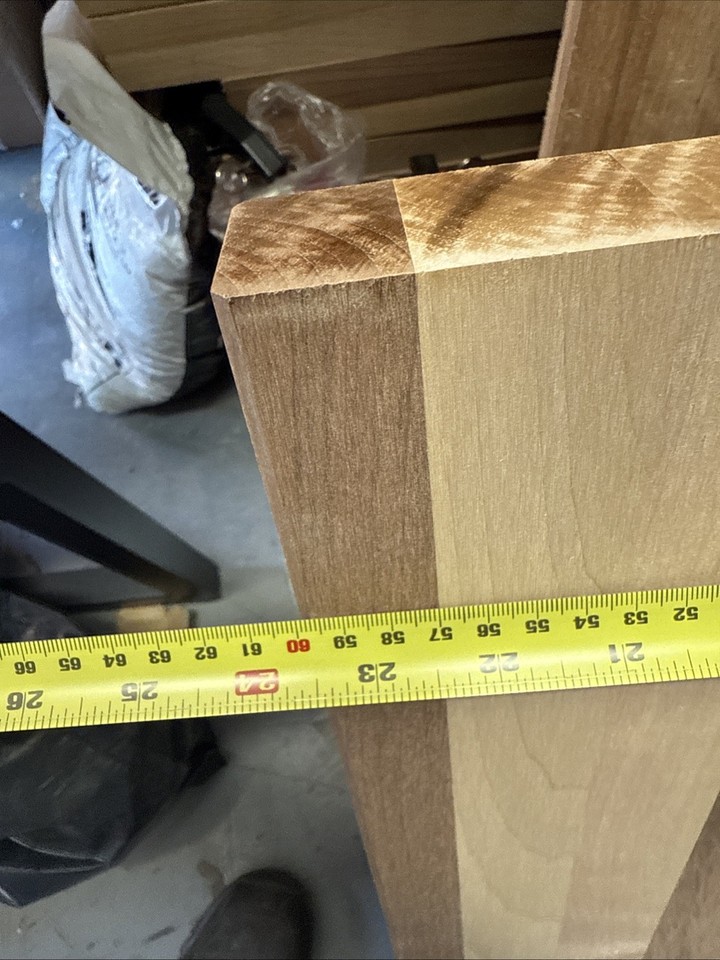 Solid Walnut Kitchen Worktop Off Cut minimum 40 mm x 700 mm x 600 mm ...