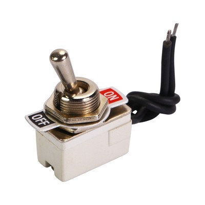 KNS2 SPST Toggle Switch Wired Rocker 6A125V Simple On Off Electrical ...