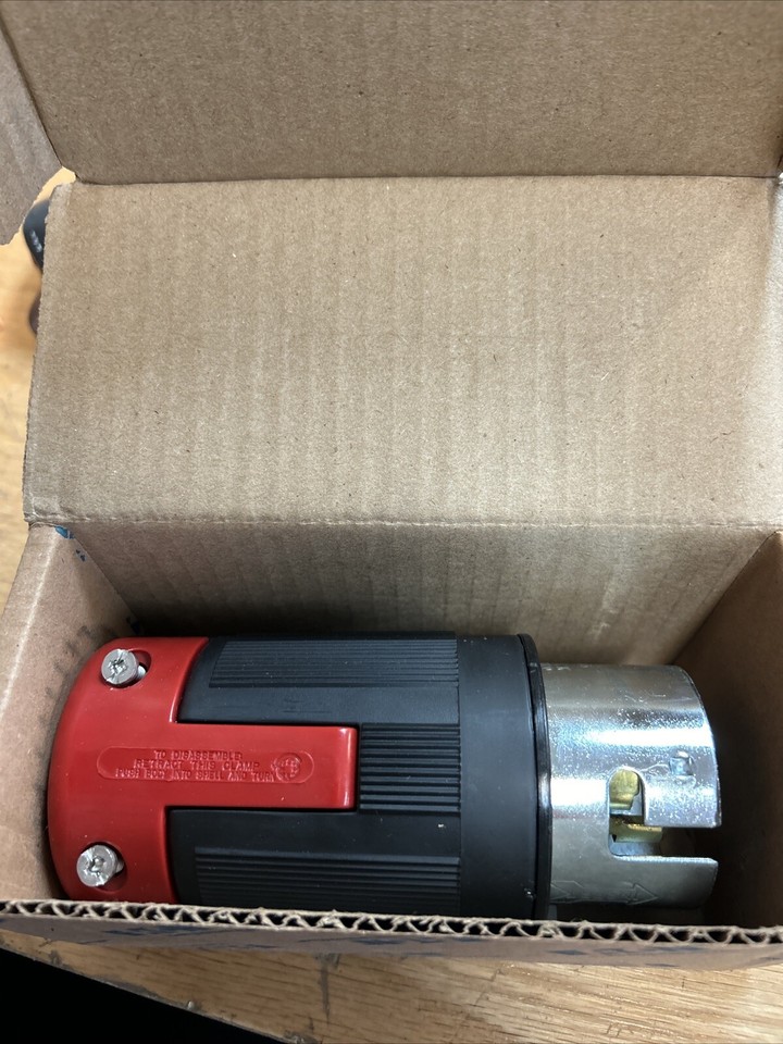 Eaton CS6365EX 50A Male Generator Locking Pro-Grip Plug Industrial ...