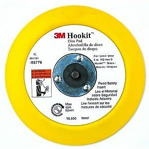 3M 05776 Hookit 6 Inch Disc Pad with Round Back Up | eBay