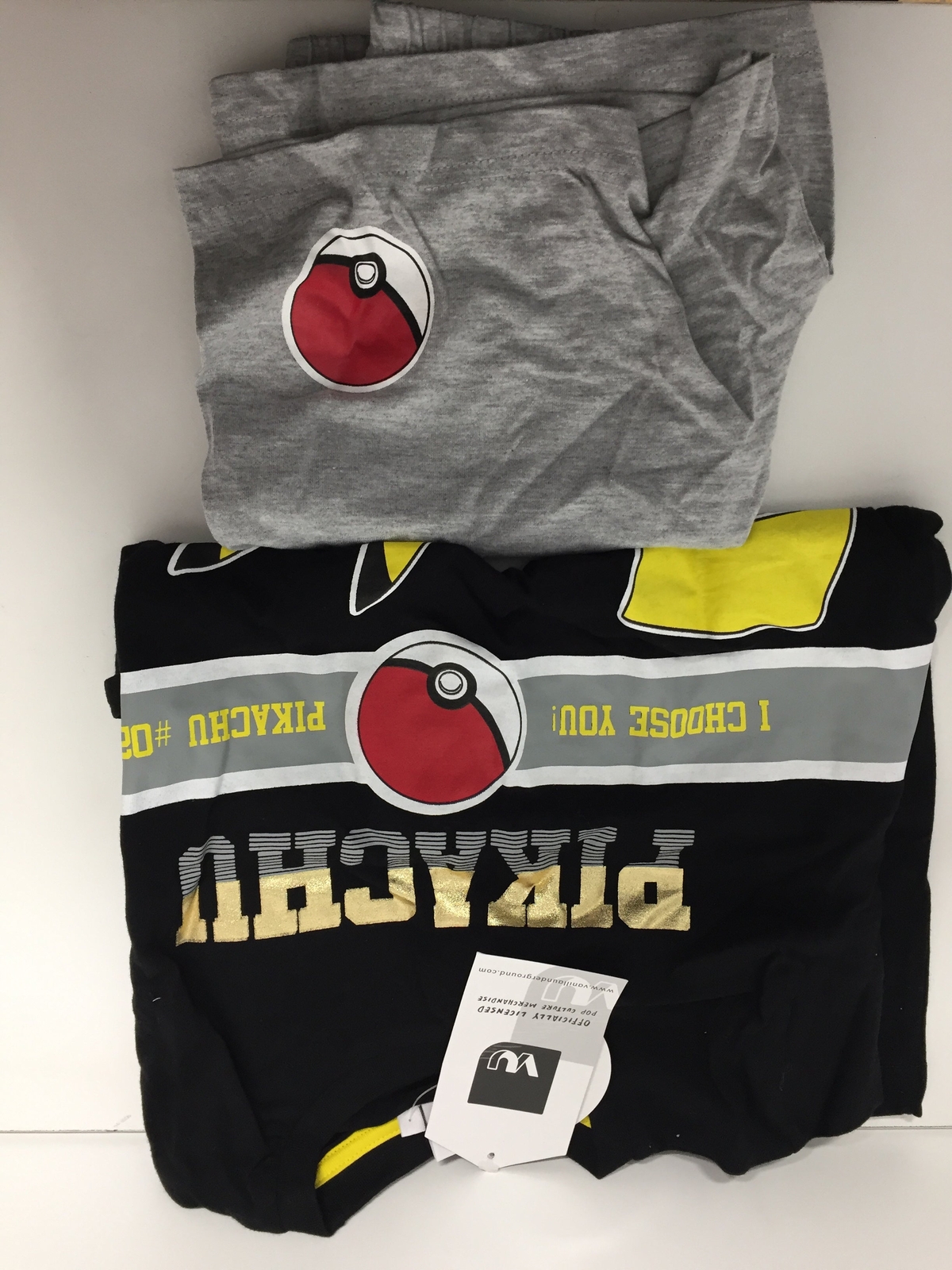 Pokemon Pajamas For Boys Kids Pikachu T Shirt Pokebal… - Gem