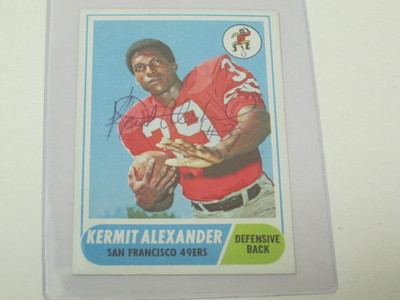 Kermit Alexander Autographed Trading Card San Francisco 49ers | eBay