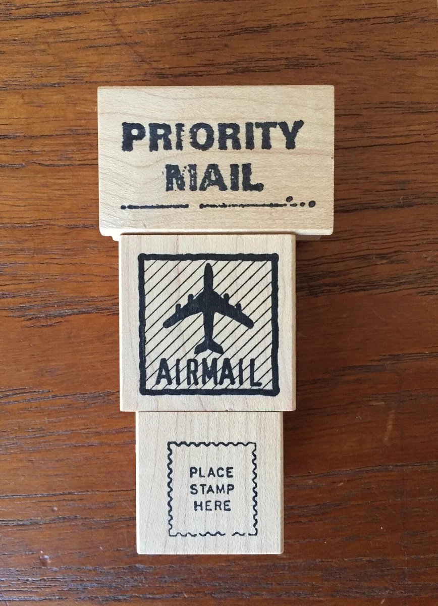 Airmail Rubber Stamp