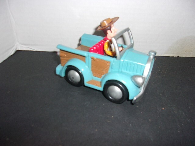 Toy Story 2 Woody in Blue Car/Jeep Disney Pixar 1999 Disney Store ...