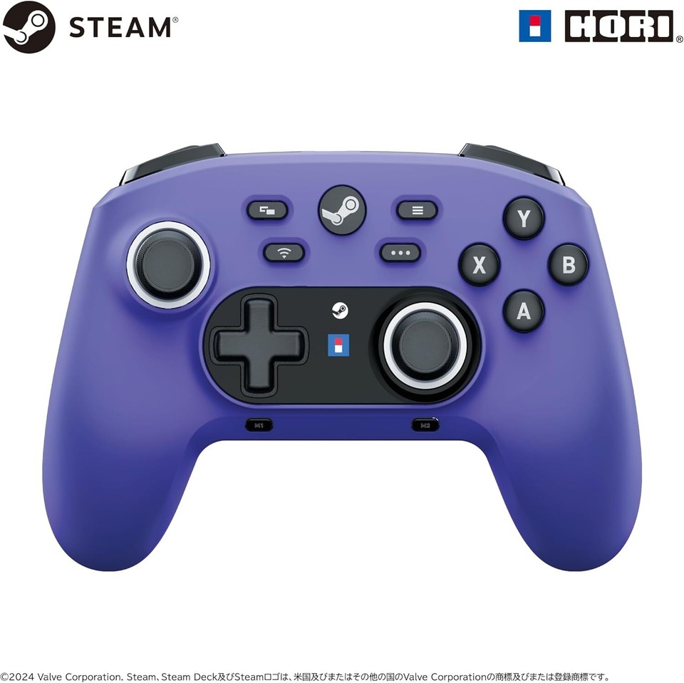 Wireless Hori pad Controller for Steam Luminous Violet HPC-068 Blue ...
