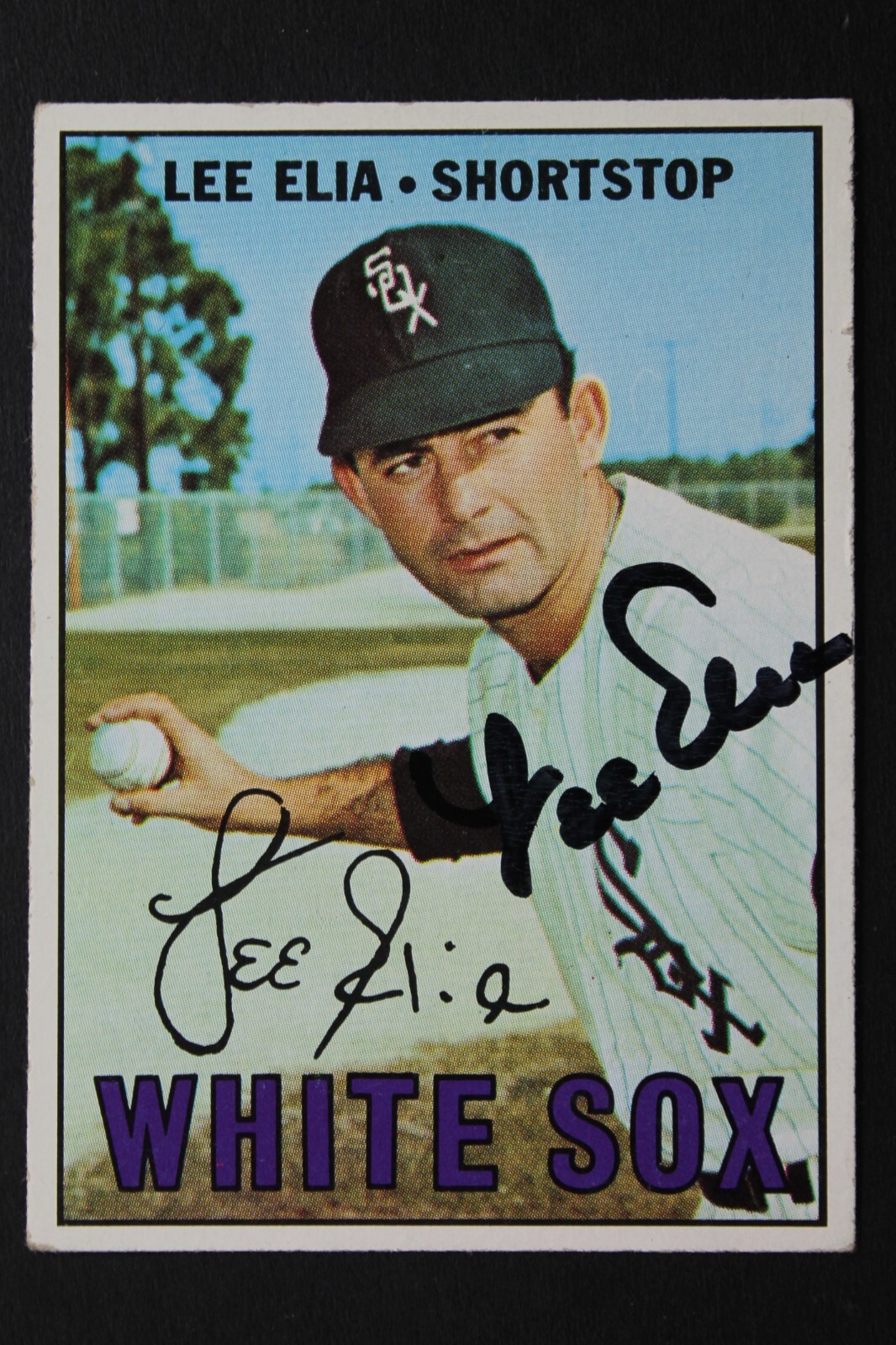 Lee Elia Chicago White Sox Autographed 1967 Topps #406 Signed Card | eBay