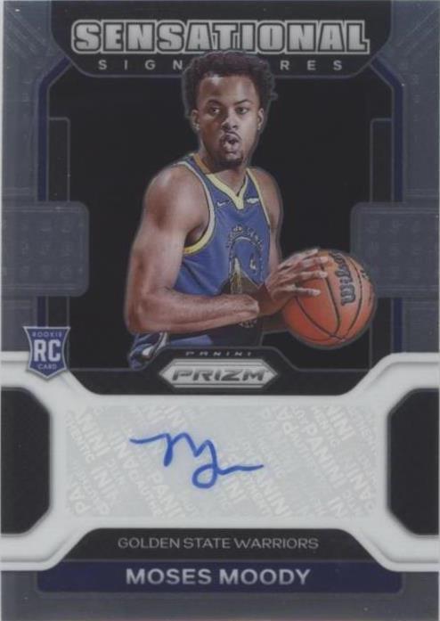 2021-22 Panini Prizm - Sensational Signatures Moses Moody #SS-MMO (AU ...