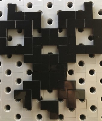 Lego 1x2X2 Black Flat Corner Tiles Smooth Finishing Floor Wall New Lot ...