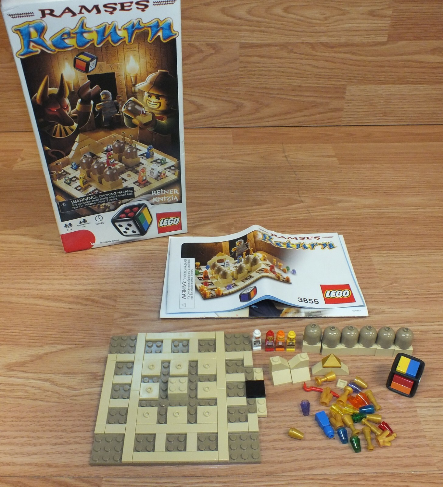 Genuine Lego Ramses Return (3855) Buildable Game Set in Box **READ ...