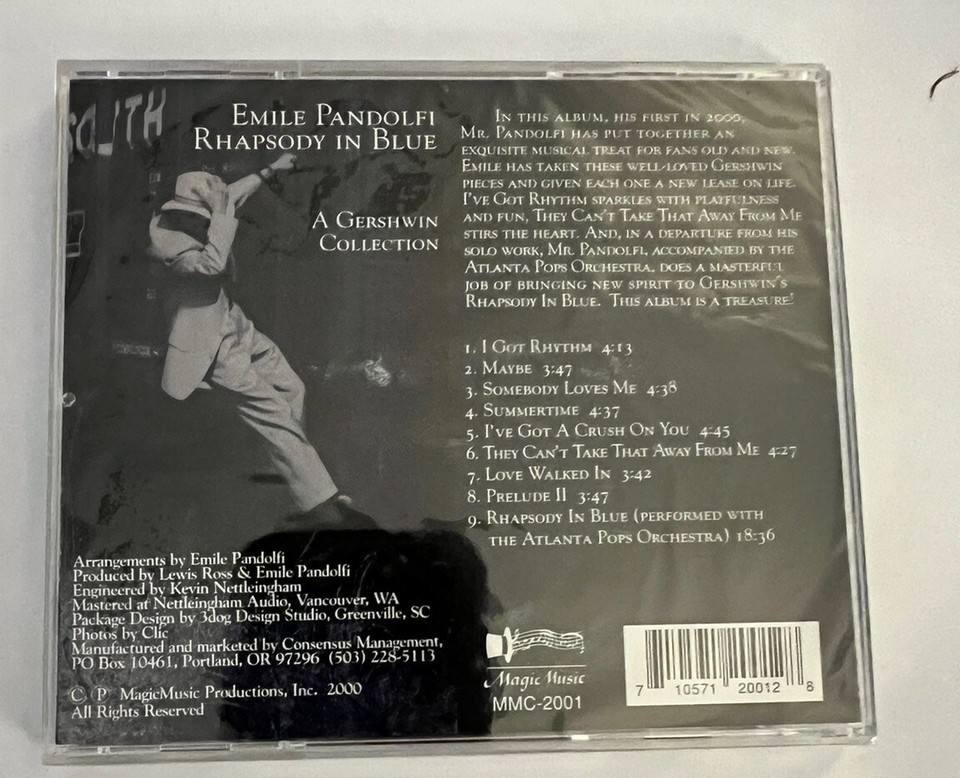 New Rhapsody in Blue by Emile Pandolfi (CD, 2003) 710571200128 | eBay