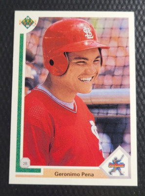 1991 Upper Deck GERONIMO PENA St. Louis Cardinals Baseball MLB Card #20 ...